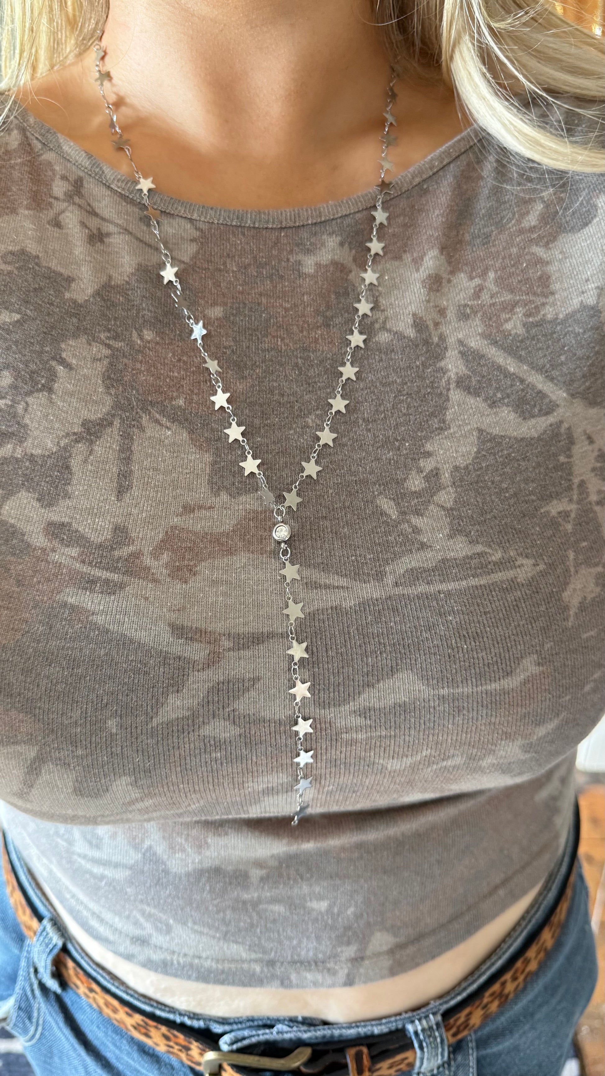 The “Star Girl” Silver Lariat Necklace – Juicy Charms